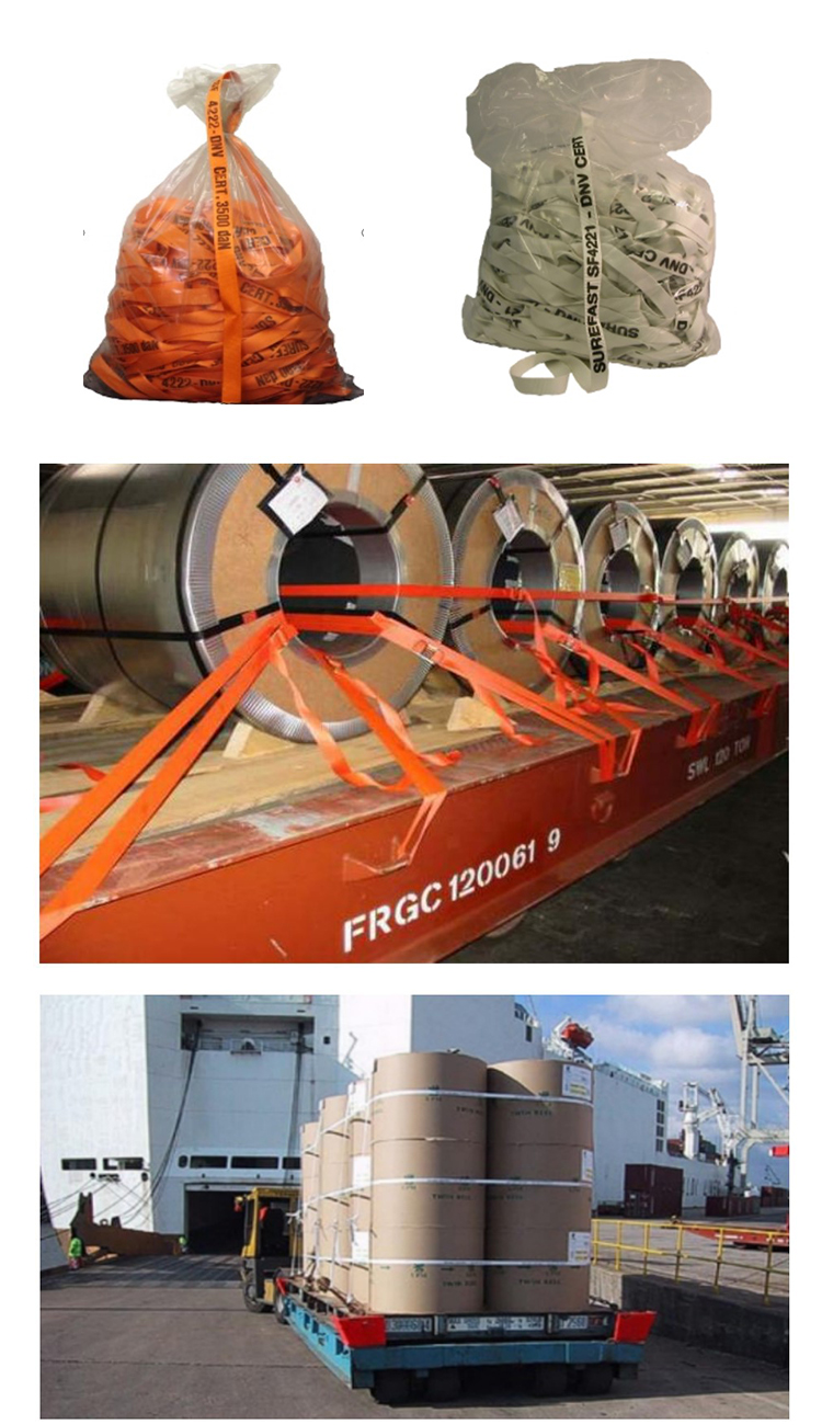 OEM Heavy Duty Woven Polyester Strapping Cord Strapping One Way Lashing ...