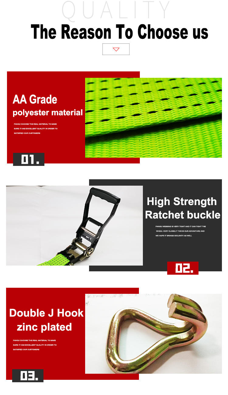 OEM Australian Ratchet Tie Down With Swan Hooks Truck Cargo Lashing ...