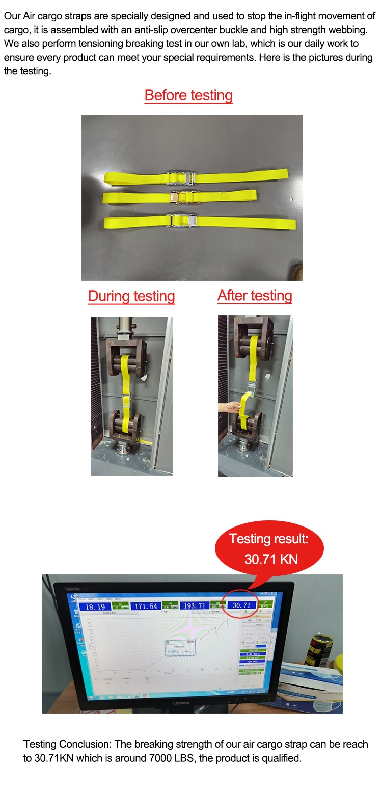 OEM Air Cargo Pallet Straps Aircraft Aviation Straps Air Transport ...